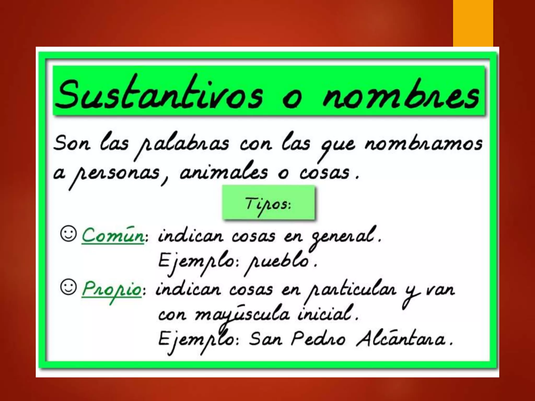 Sustantivo propio y comun | PPTX