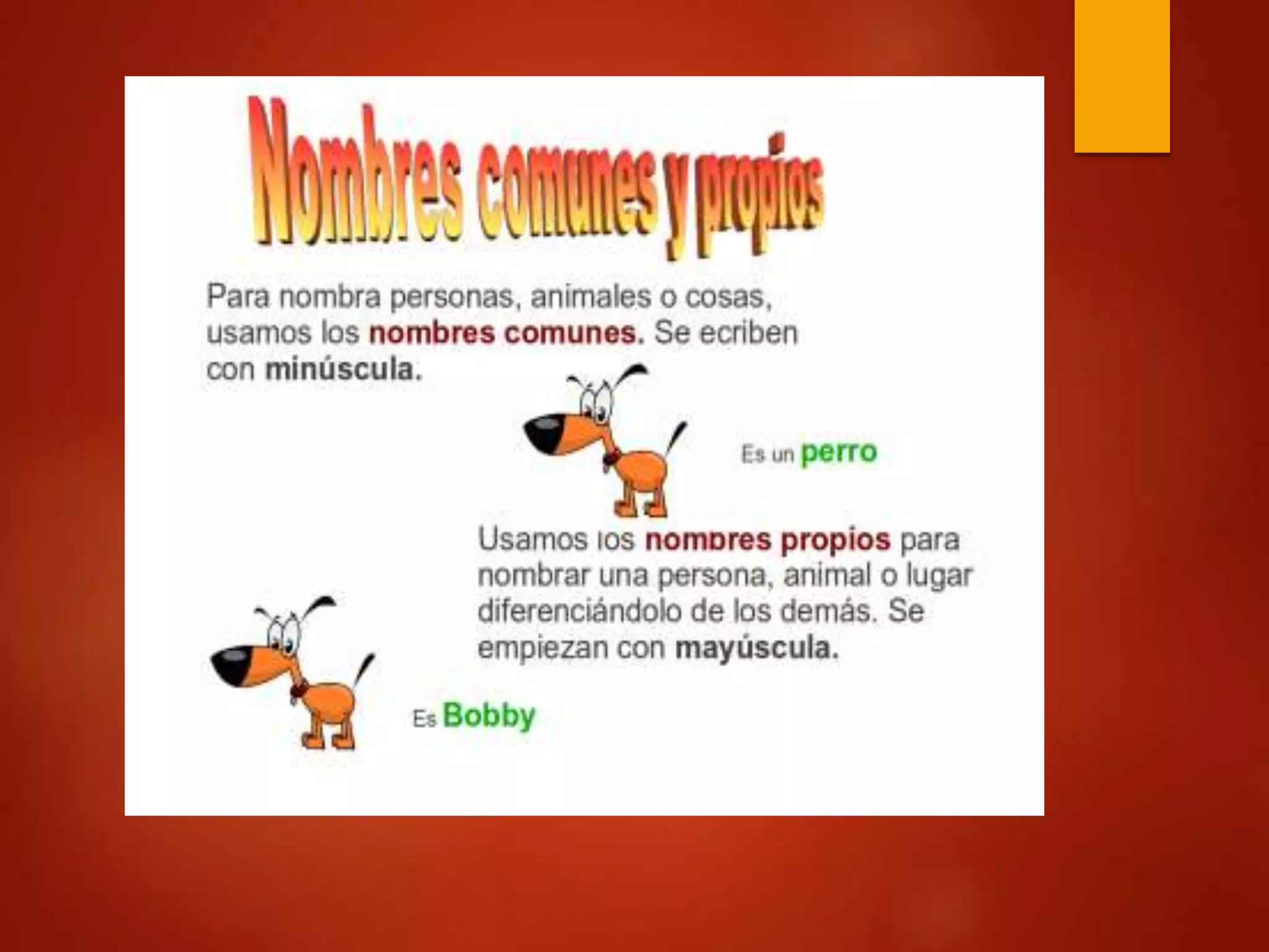 Sustantivo propio y comun | PPTX