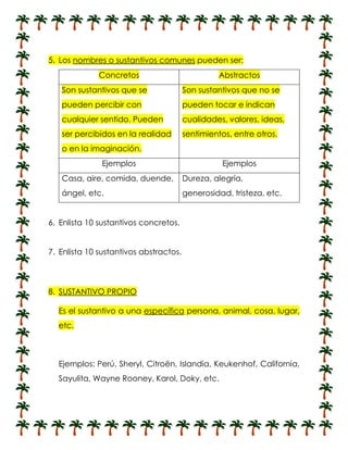 Sustantivos 1 | PDF