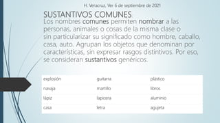 Sustantivos comunes (1) | PPTX