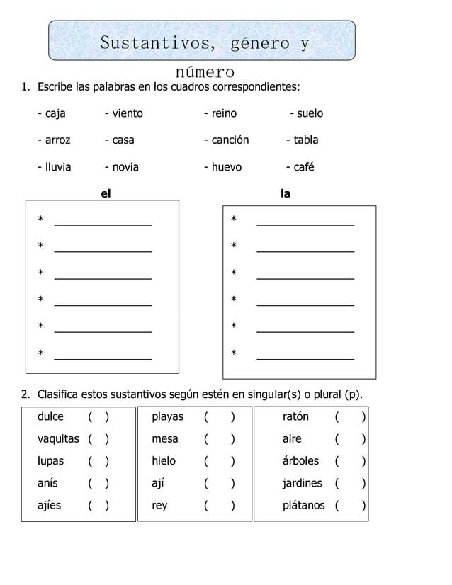 sustantivos comunes genero y numero.doc