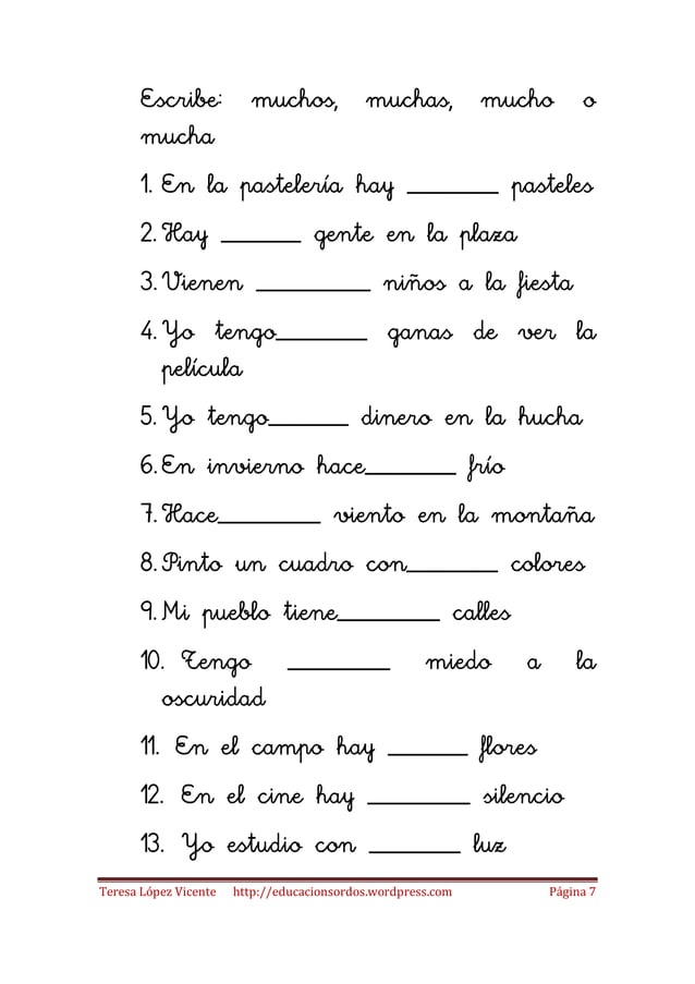 Sustantivos contables y sustantivos no contables Sustantivos contables y sustantivos no contables