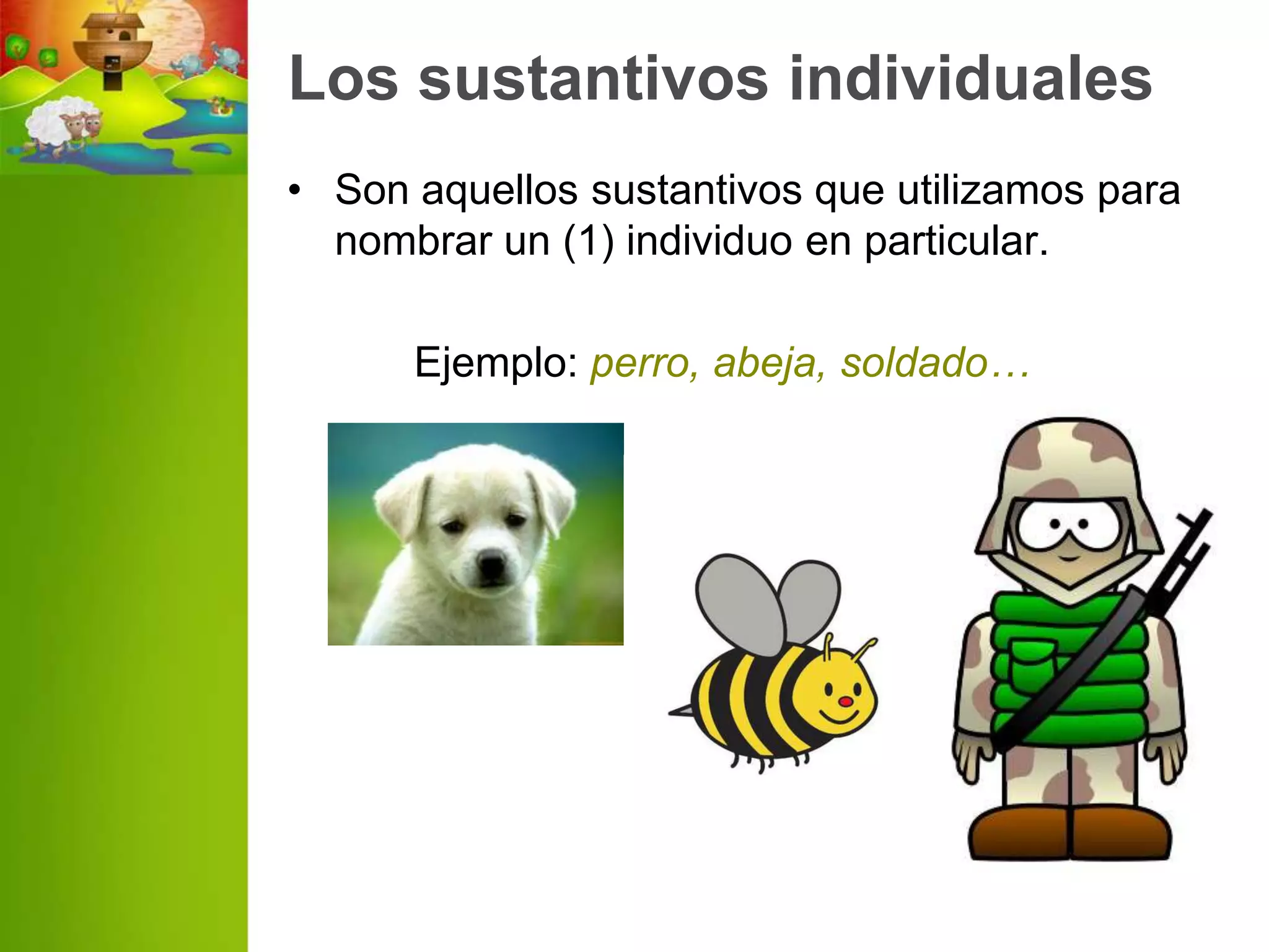 Sustantivos individuales y colectivos | PPTX