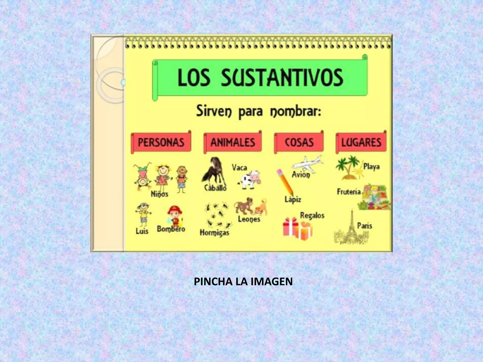 Sustantivos y adjetivos | PPTX