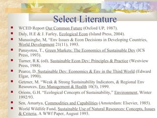 Sustainable Development Framework for Environment.ppt