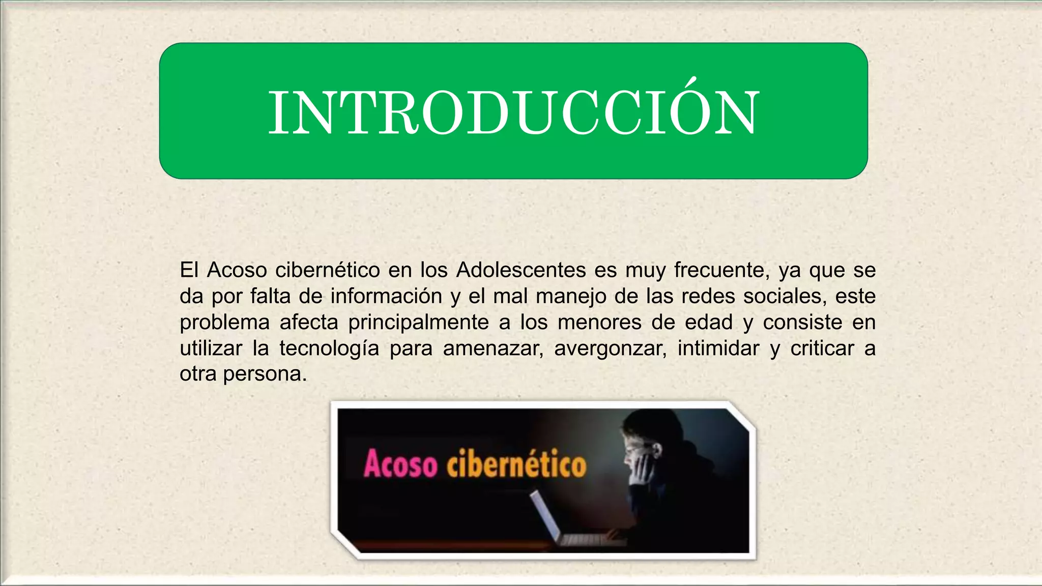 Analisis de la influencia del acoso cibernético en el rendimiento ...