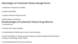 Sustined release and controlled release | PPTX