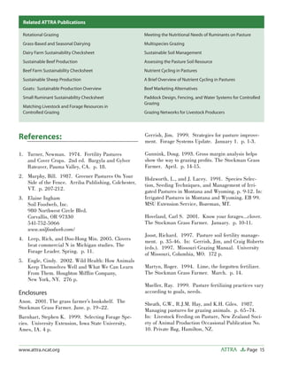 Pastures: Sustainable Management | PDF