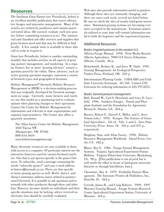 Pastures: Sustainable Management | PDF