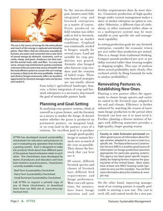 Pastures: Sustainable Management | PDF