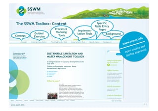 SustSan workshop: The SSWM Toolbox by Tandiwe Erlmann | PDF