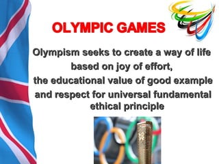 The Olympics | PPT