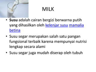 Susu | PPTX