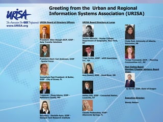 Maximizing Benefits from Municipal GIS Operations The GIS Management ...
