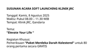 Susunan Acara Klinik JRC 8 Agt 2025.pptx
