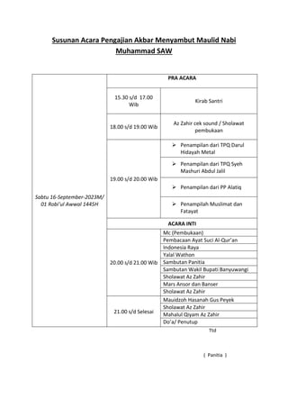 Susunan Acara Pengajian Maulid Nabi Muhammad SAW.docx