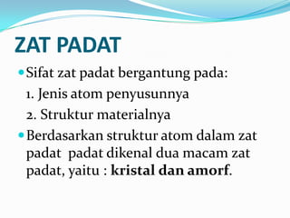 Susunan atom kristal | PPTX