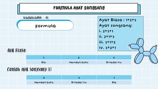 SUSUNAN AYAT SONSANG STUDYWITHADMIN. Pdf | PPT