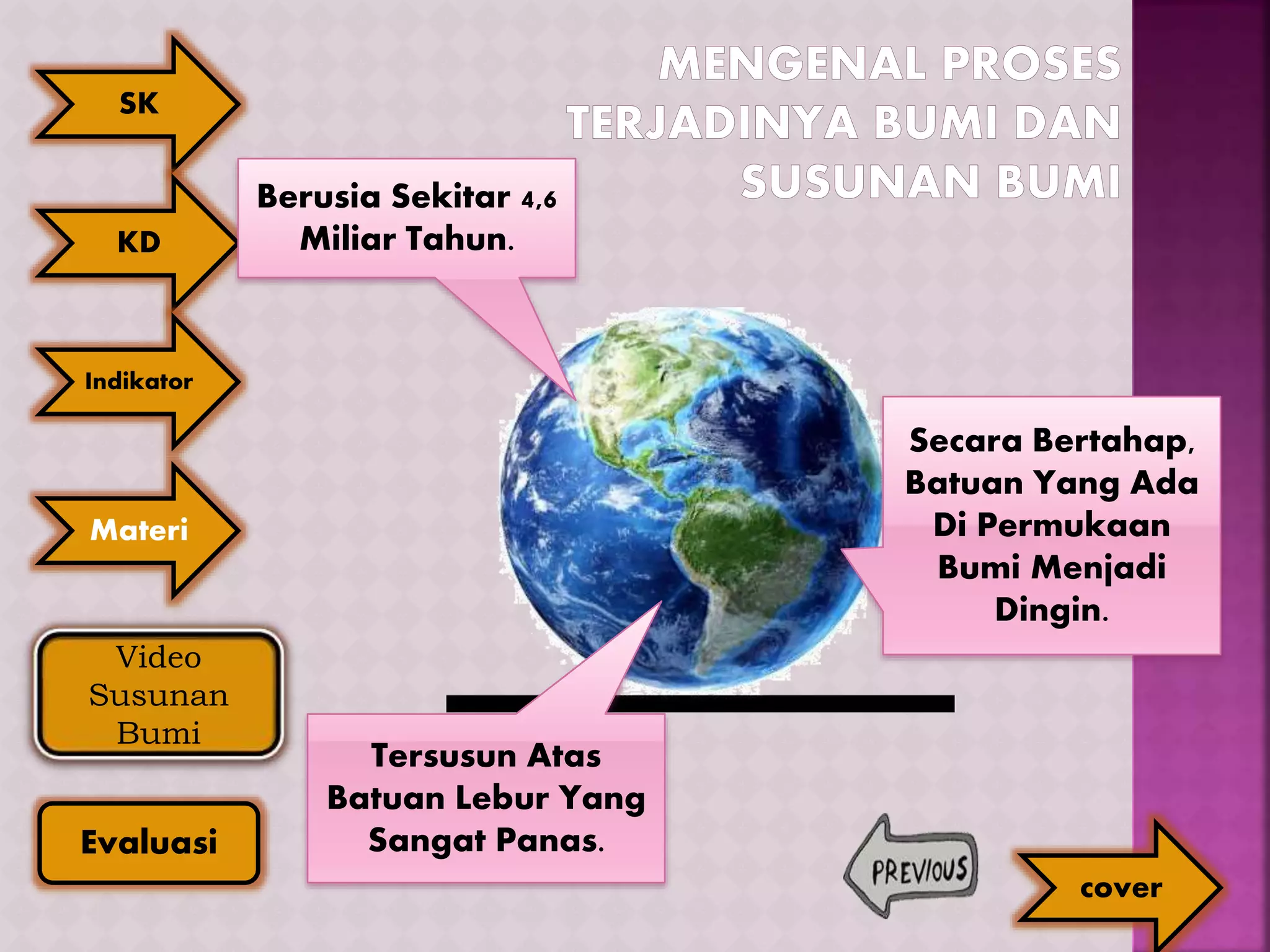 Susunan bumi | PPT
