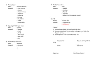 Susunan Panitia Resepsi Pernikahan Nur Aulia (AutoRecovered).docx
