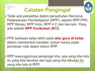 Menyusun RPP Berkarakter | PPT