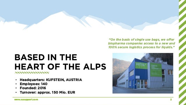 Single Use Support - Company Presentation | PDF