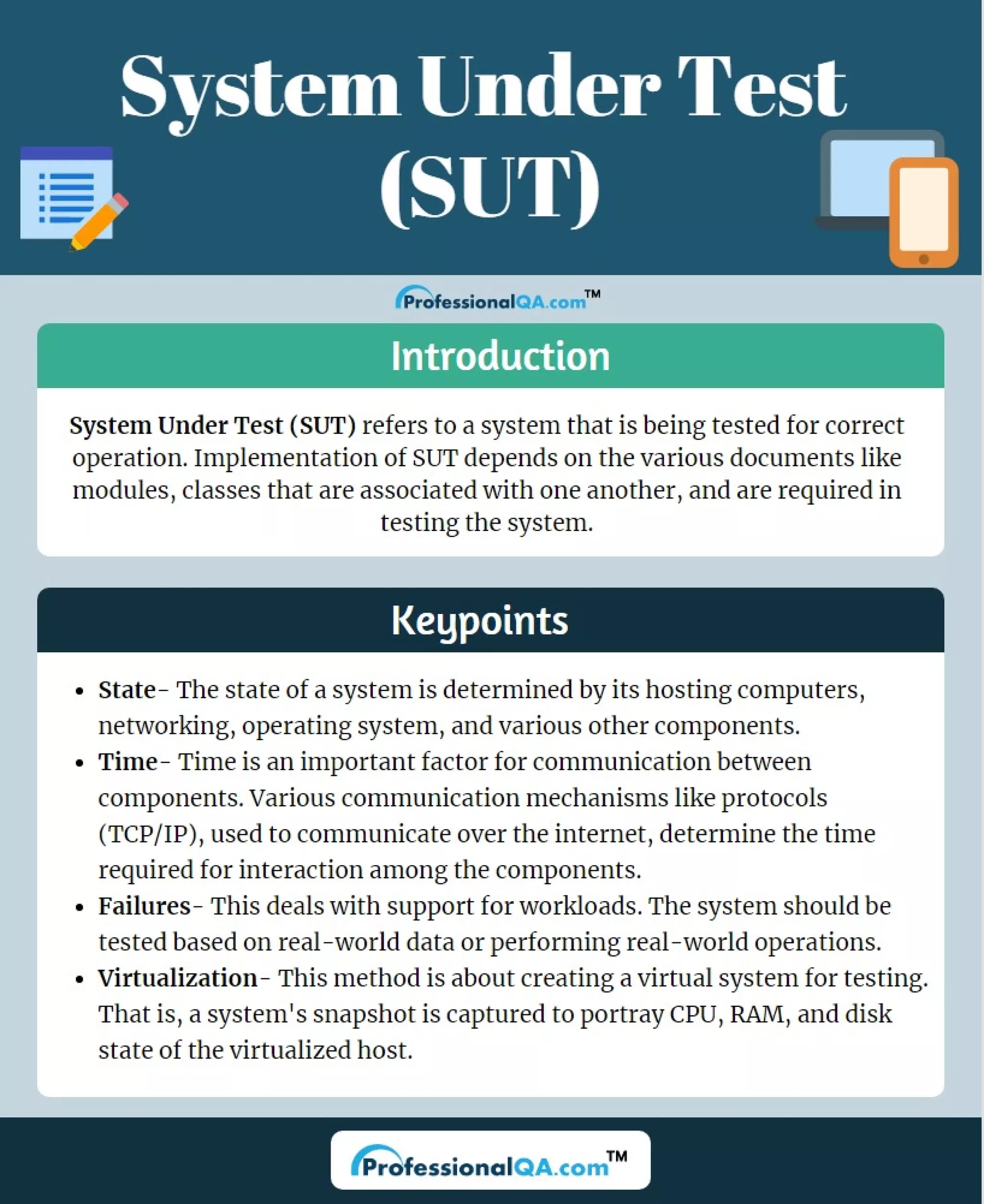 System Under Test | PDF