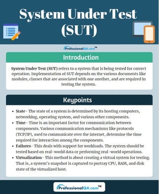 System Under Test | PDF