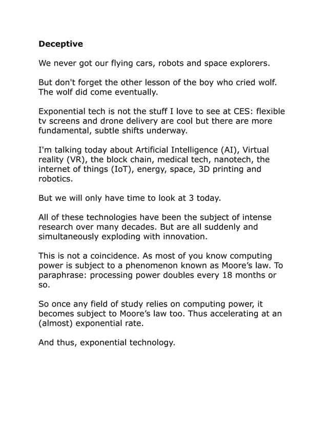 SU Talk - Rotary - script | PDF