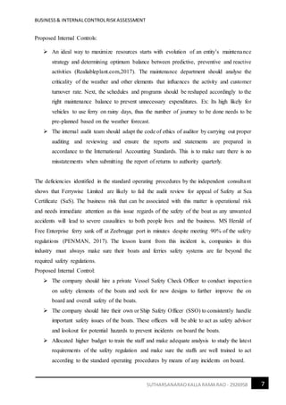 Audit & Assurance BA(Hons) Accounting & Finance- Year 3 | DOCX