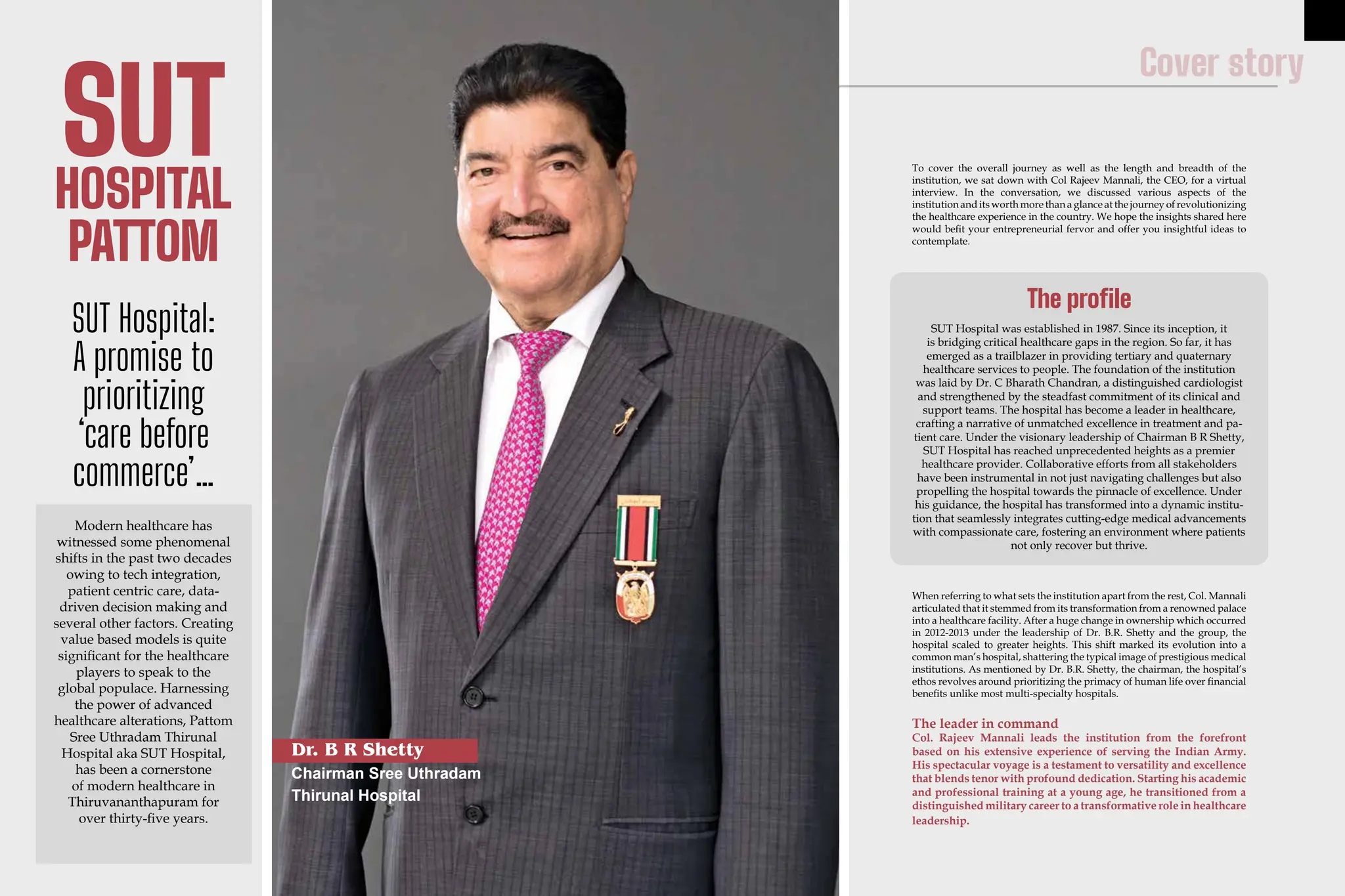 SUT Hospital Pattom 2.pdf | Business Connect Magazine | PDF