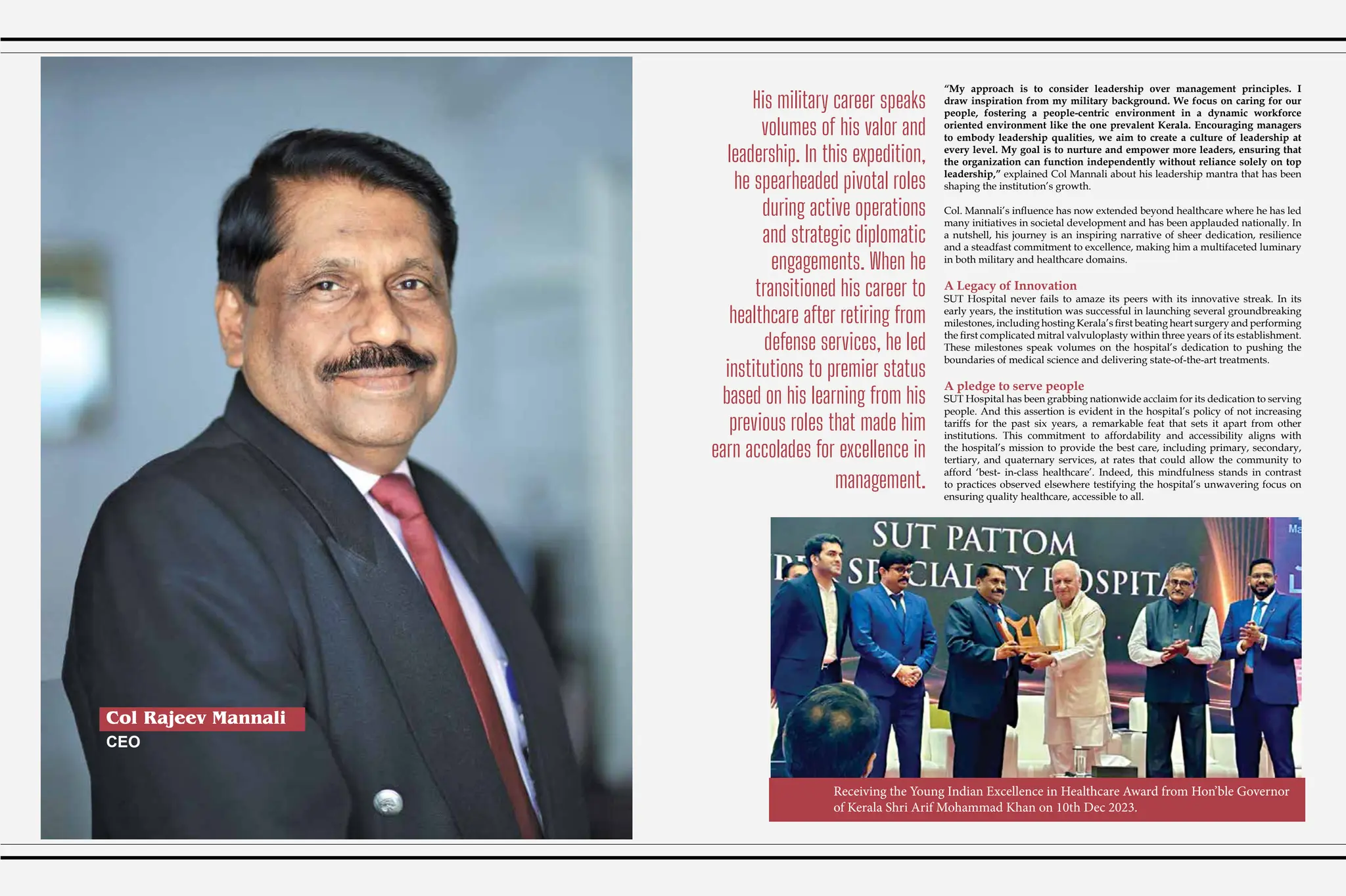 SUT Hospital Pattom 2.pdf | Business Connect Magazine | PDF