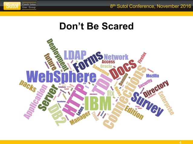 SUTOL 2016: IBM Connections Deployment Best and Worst Practices | PPT