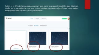 Sutori en kort presentasjon | PPT