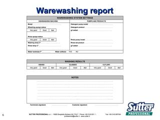 Warewashing by Sutter Chemicals | PPT | Skin Care | Beauty