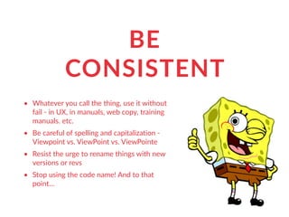 Please Stop Naming Things / BayCHI presentation / Laurel Sutton | PPT