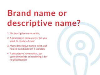 Please Stop Naming Things / BayCHI presentation / Laurel Sutton | PDF