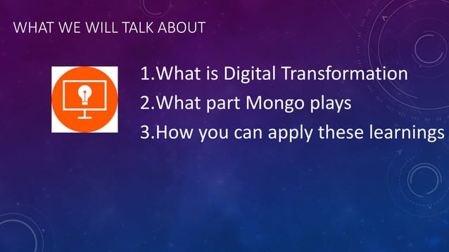 MongoDB World 2019: Winning the Digital Transformation Game with ...