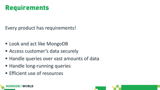 MongoDB World 2019: MongoDB Atlas Data Lake Technical Deep Dive | PPT