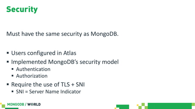 MongoDB World 2019: MongoDB Atlas Data Lake Technical Deep Dive | PPT