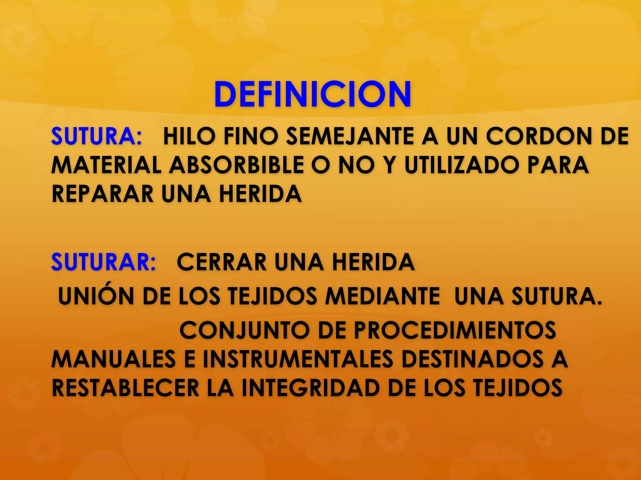 Suturas | PPTX | Surgery | Medical Health