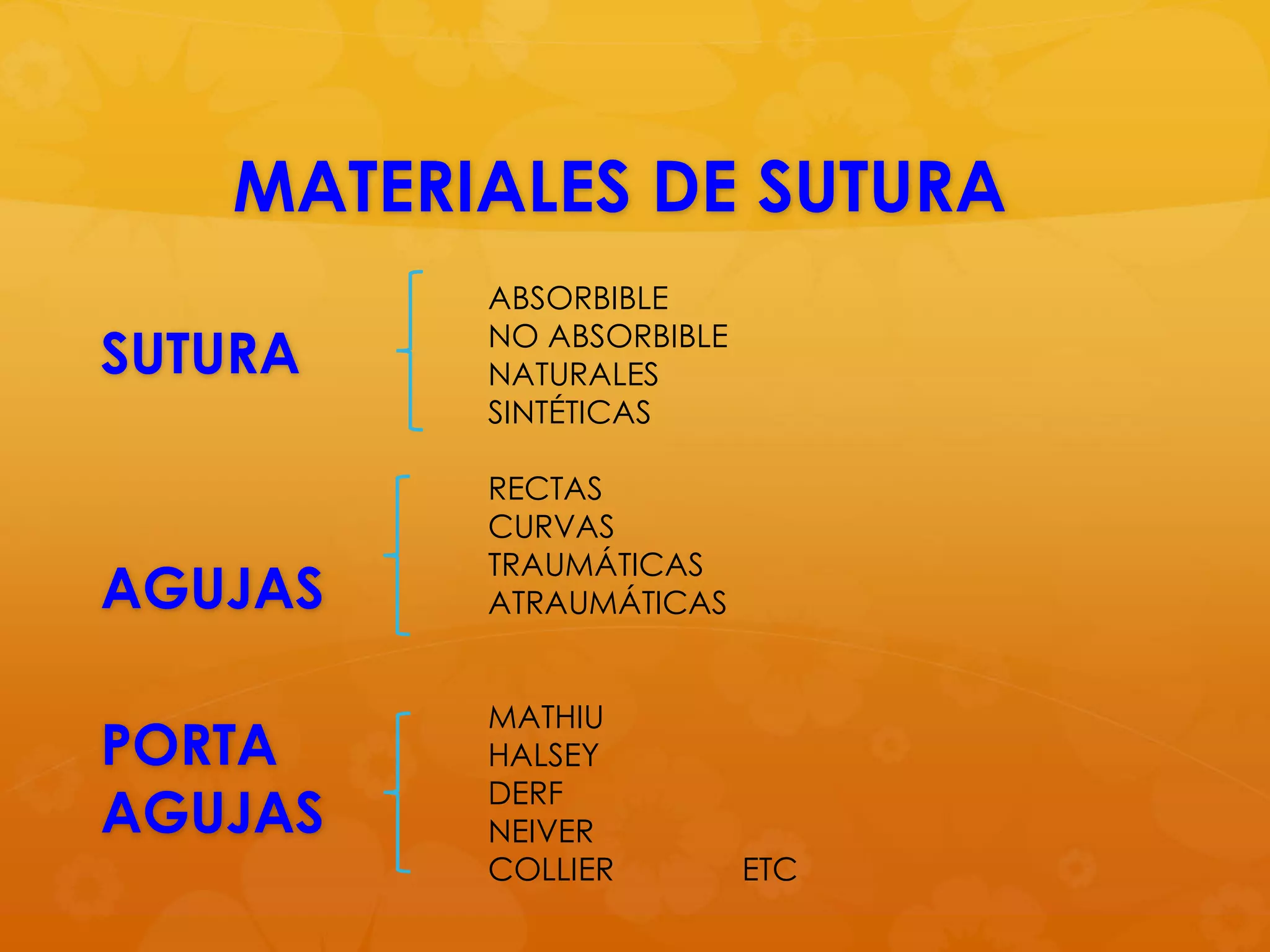 Suturas | PPTX | Surgery | Medical Health