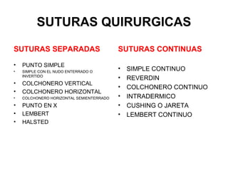 Suturas | PPT