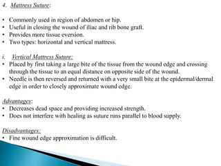 Suturing Materials and Techniques | PPTX