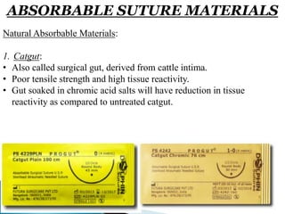 Suturing Materials and Techniques | PPTX