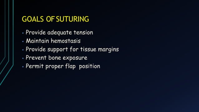 SUTURES AND SUTURING TECHNIQUES BY DR GOURAV | PPT