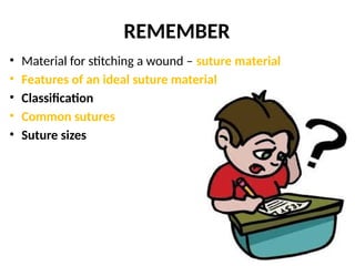 SUTURE pattern, types, uses and tools used | PPTX