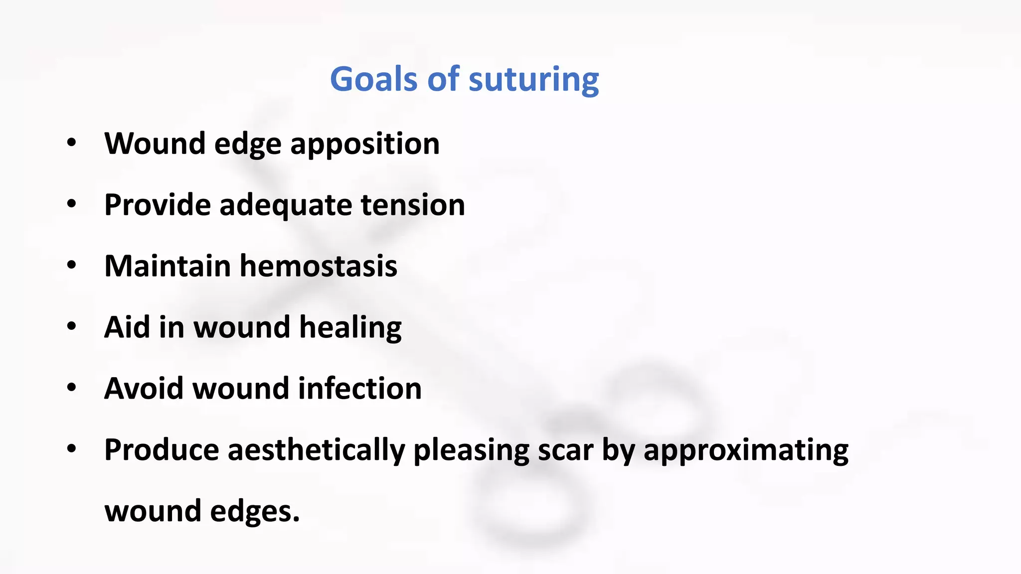 Dental Suturing: materials and techniques. | PPTX