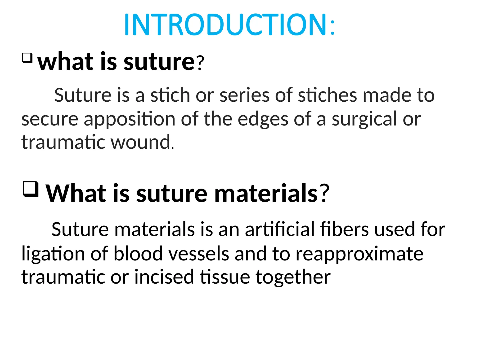 SUTURE AND SUTURING TECHNIQUES IN SURGERY | PPTX