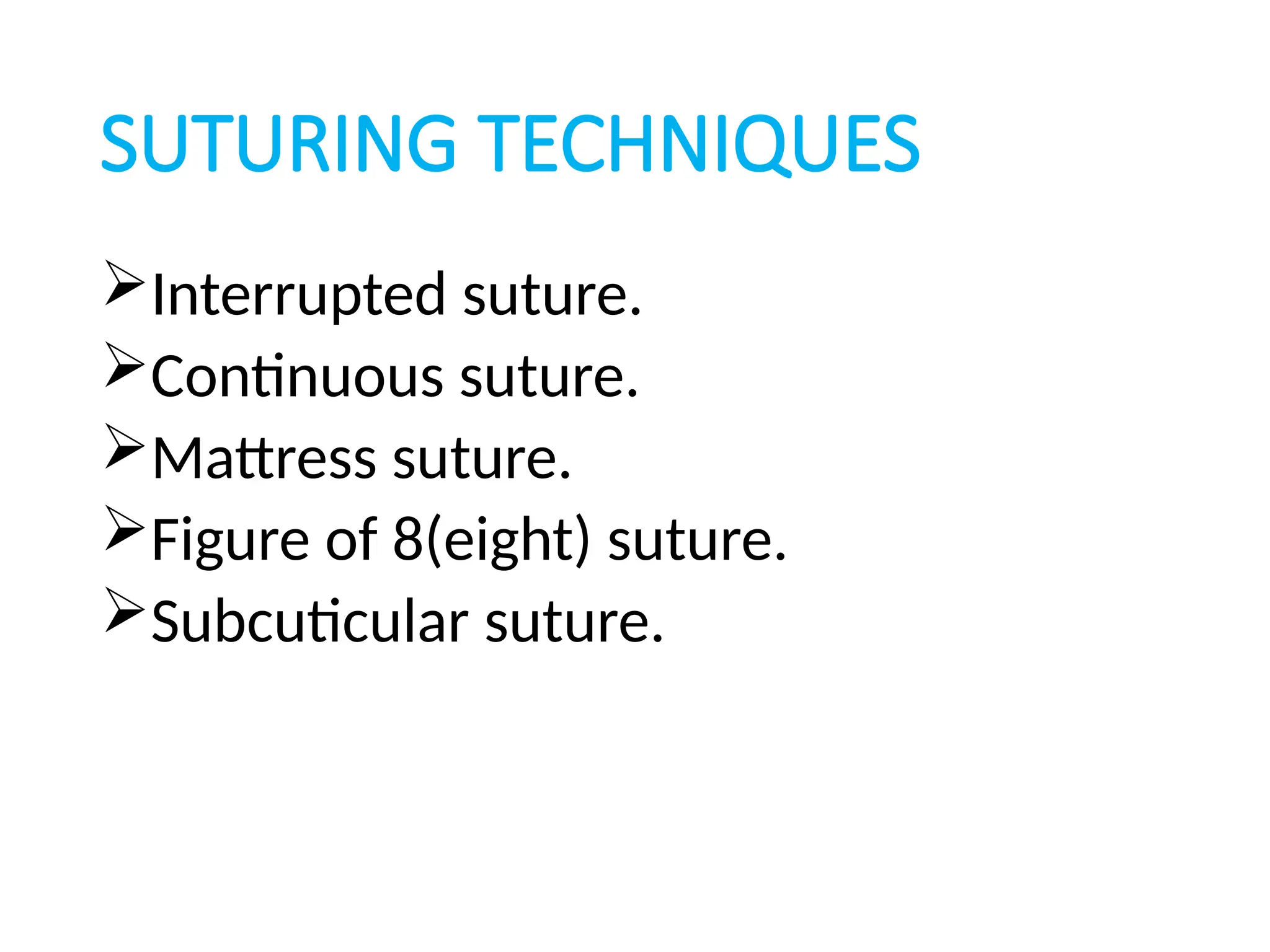SUTURE AND SUTURING TECHNIQUES IN SURGERY | PPTX